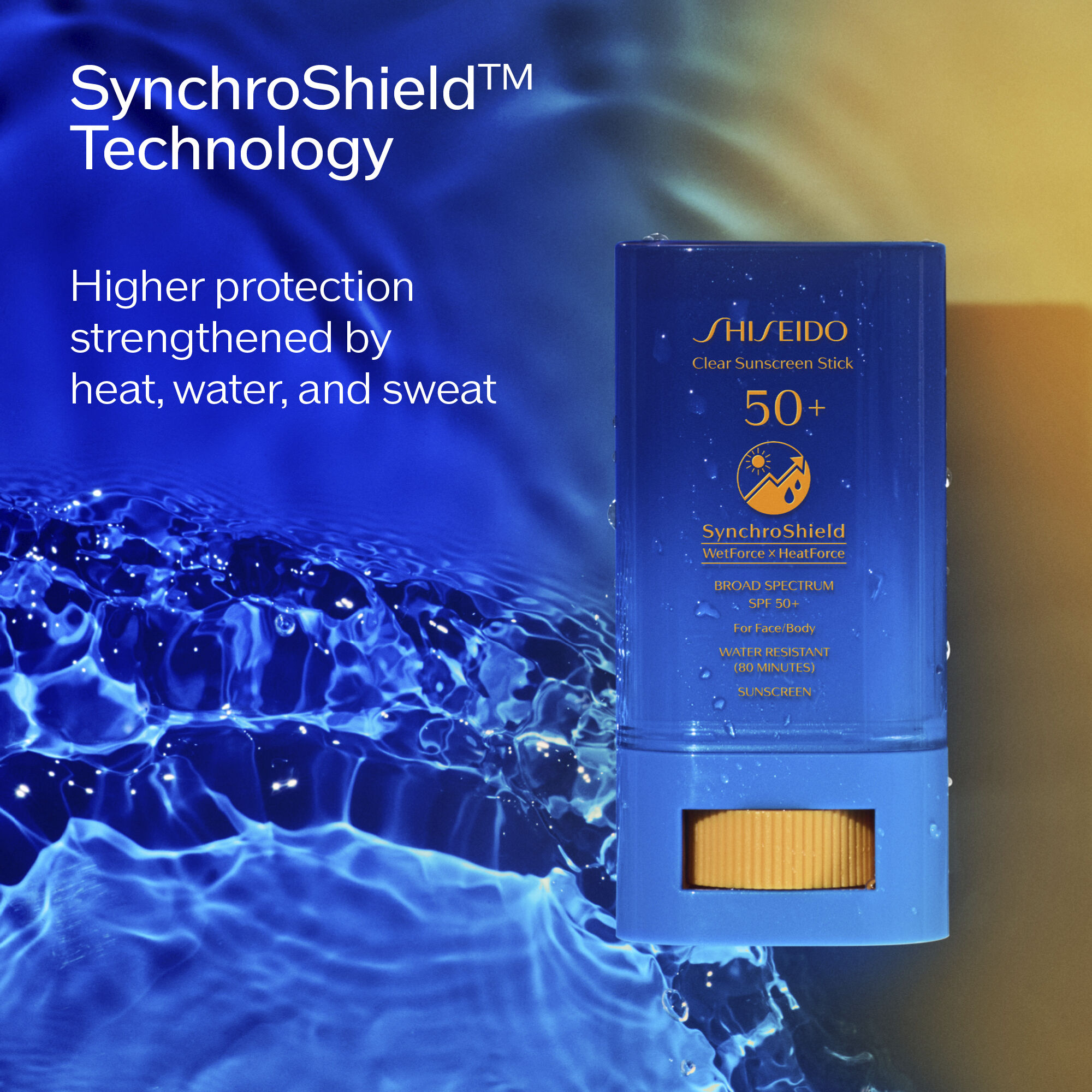 Limited-Edition World Surf League Clear Sunscreen Stick SPF 50+ | Shiseido